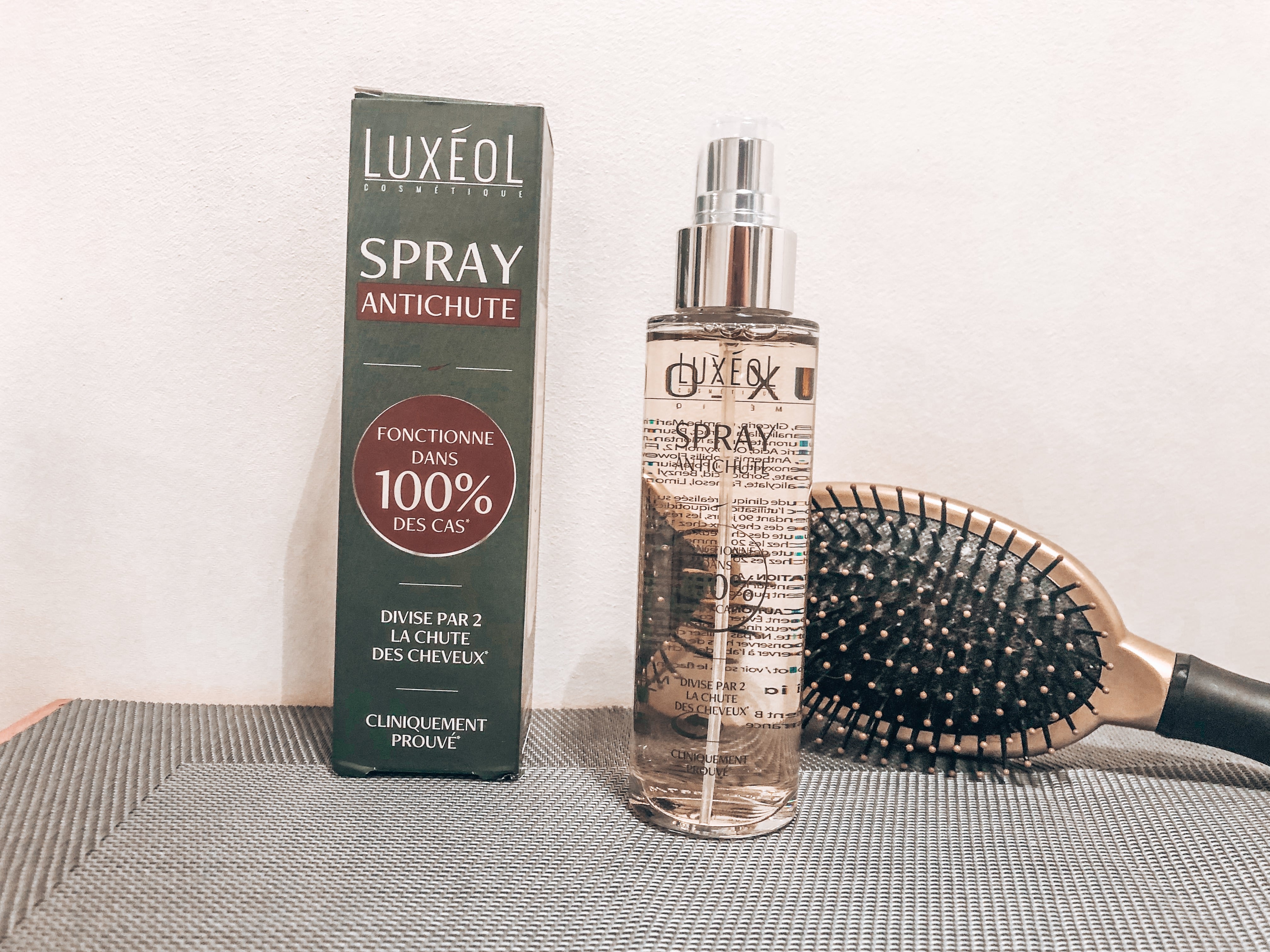 Luxéol : Réduire la chute de cheveux avec le Spray Antichute ...